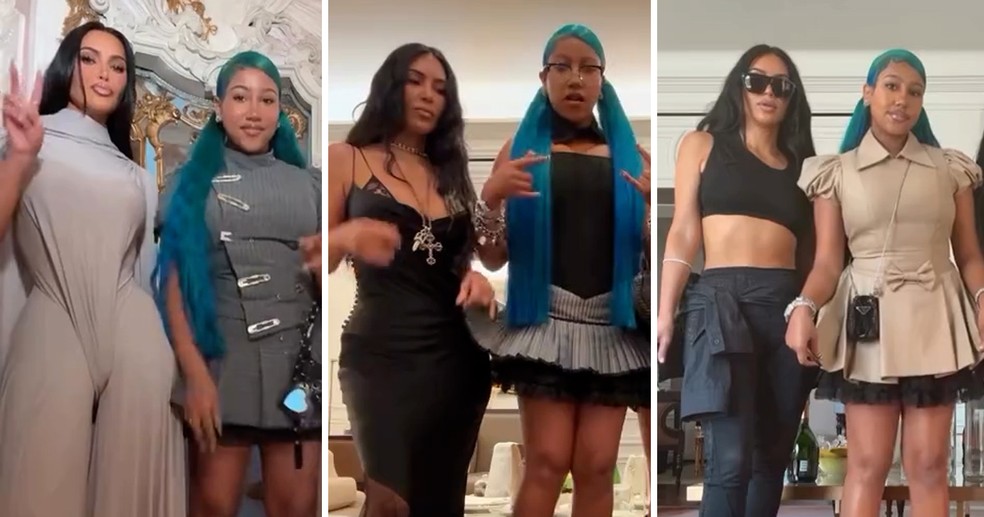 Fãs se assustam e criticam Kim Kardashian por piercing no dedo de filha ...