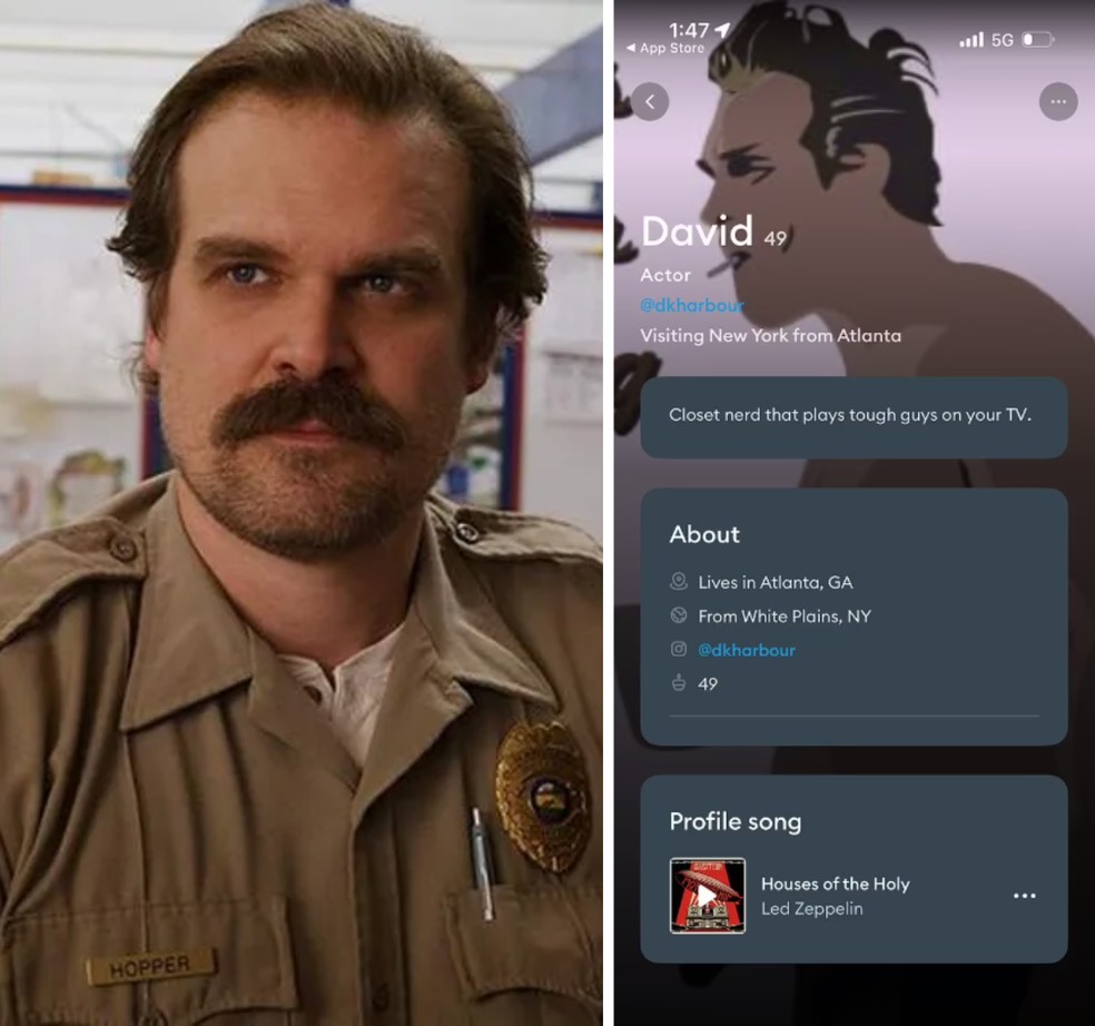 Lily Allen descobriu que marido, David Harbour, procurava outras mulheres com perfil 'secreto ...