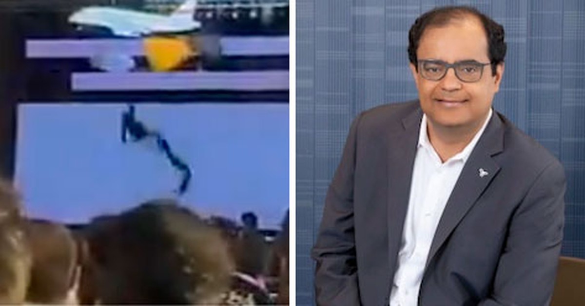 Vídeo mostra queda fatal de CEO durante comemoração de aniversário de ...