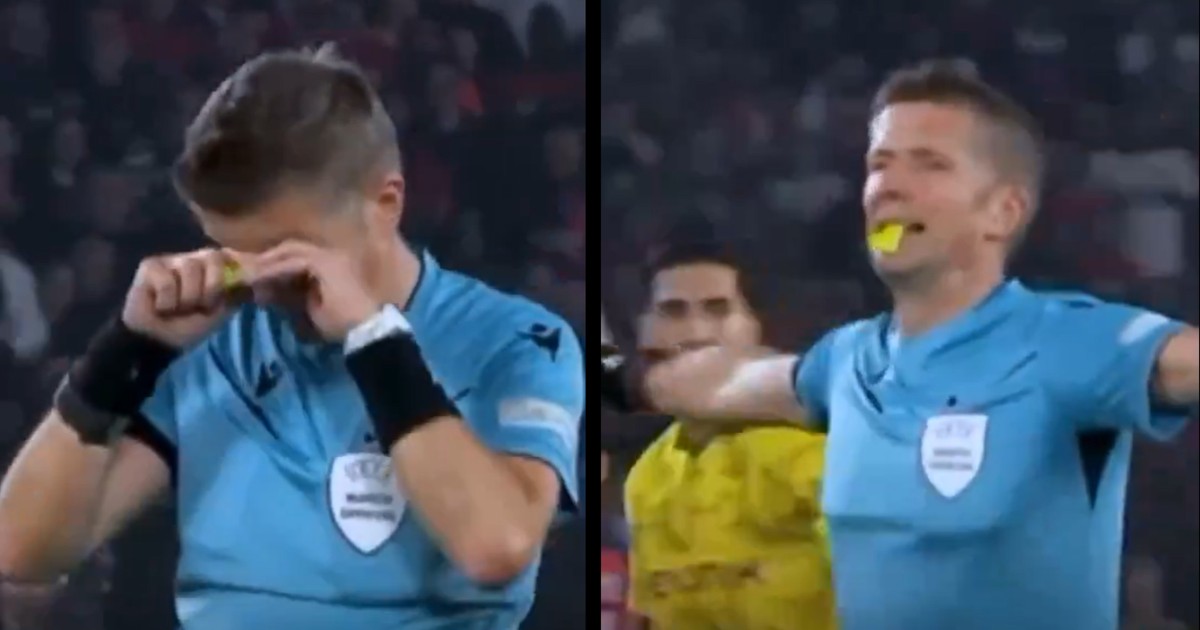 O motivo para o choro do árbitro de PSG e Borussia Dortmund na ...