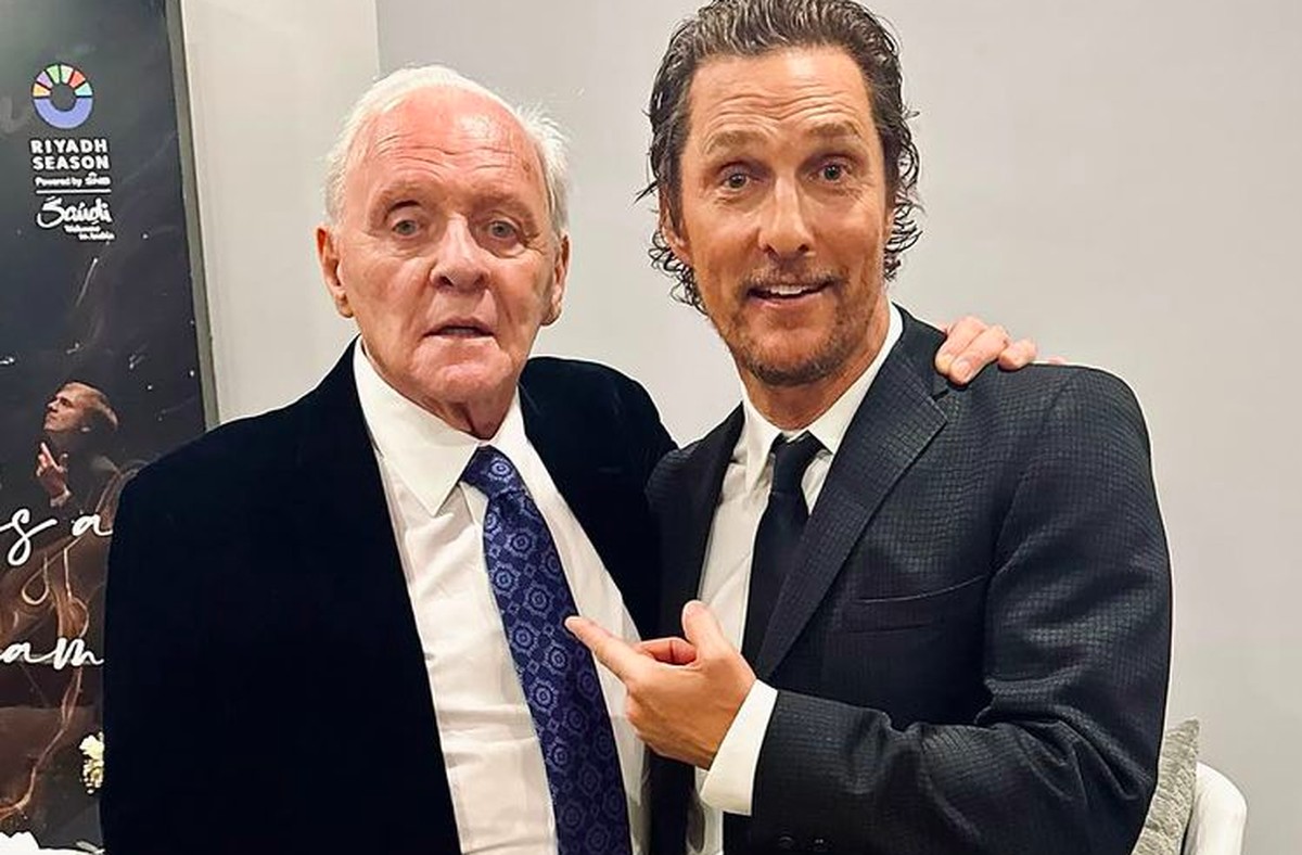 Matthew McConaughey faz campanha para Anthony Hopkins seja eleito o ...