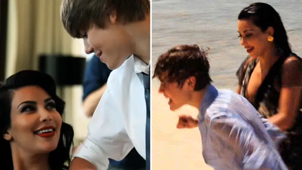 Kim Kardashian quebra silêncio sobre ensaio polêmico com Justin Bieber ...