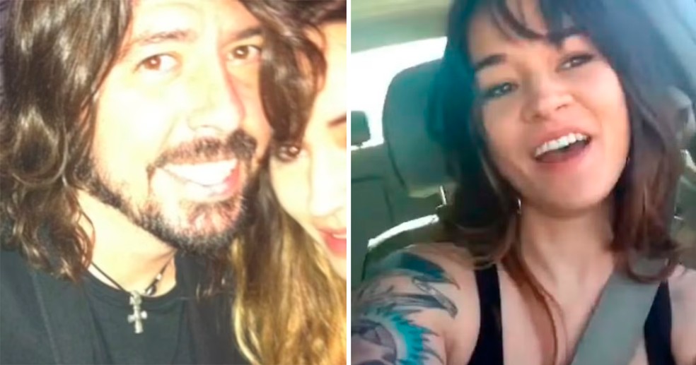Foto resgatada prova relacionamento de 15 anos entre Dave Grohl e ...