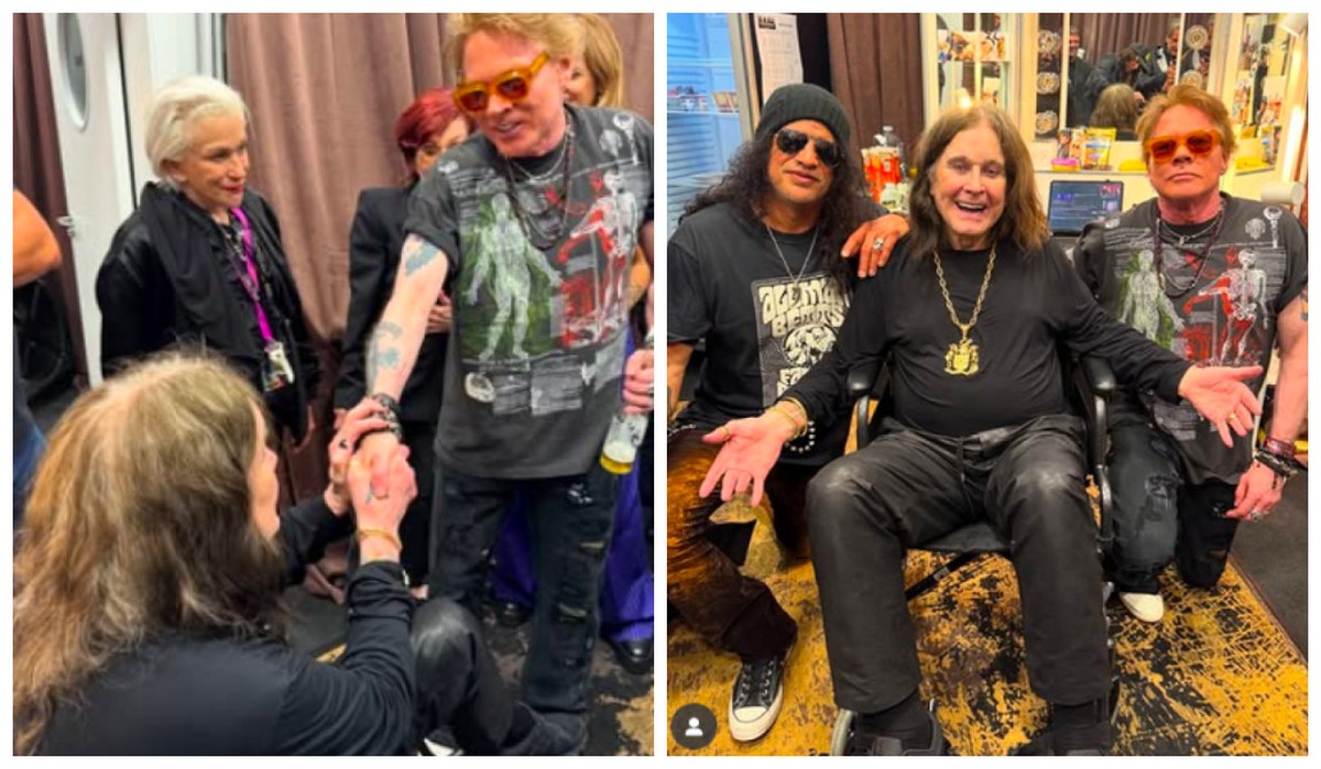Ozzy Osbourne surpreende fãs ao revelar primeiro encontro com Axl Rose ...