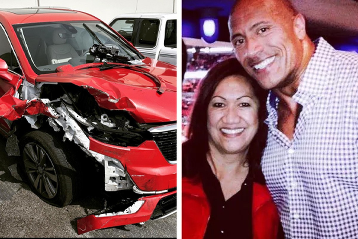 Mãe de Dwayne Johnson, o The Rock, se envolve em acidente feio de carro | Celebridades | Monet