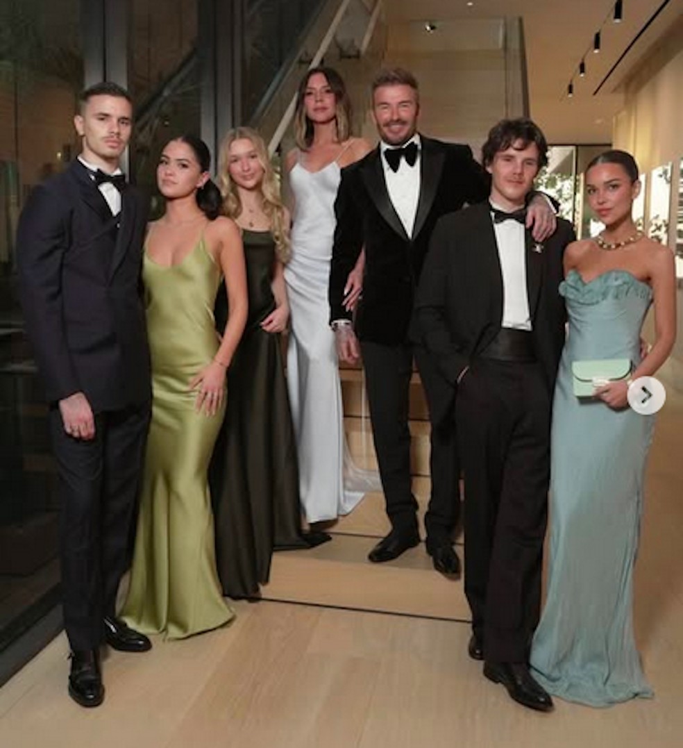 Filho e nora não foram às festas de 50 anos de Beckham por causa de uma ...
