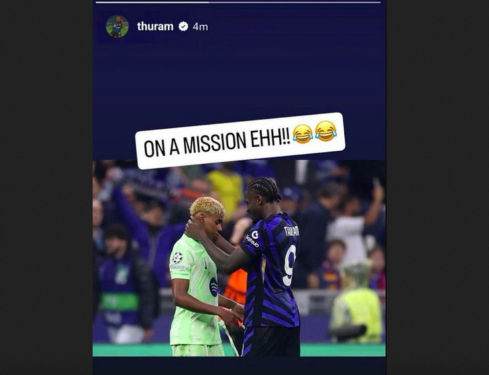 Atacante da Inter de Milão zoa Lamine Yamal em post após eliminação do ...