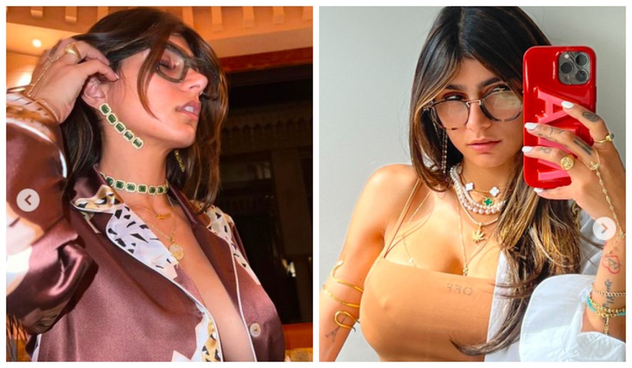 Mia Khalifa divide fãs ao revelar que toma banho usando suas joias