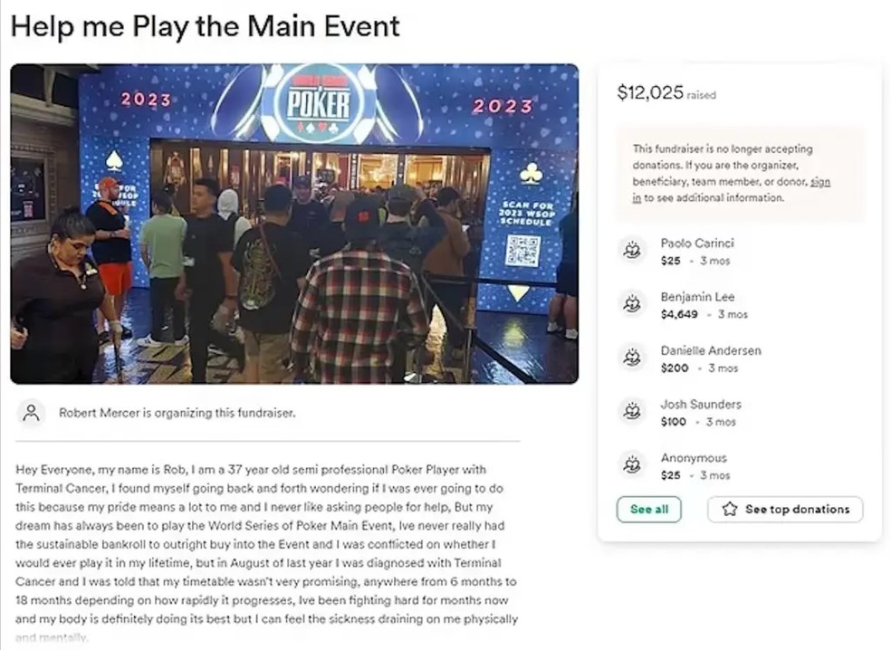 Jogador reconhece que mentiu sobre ter câncer terminal para ganhar ...