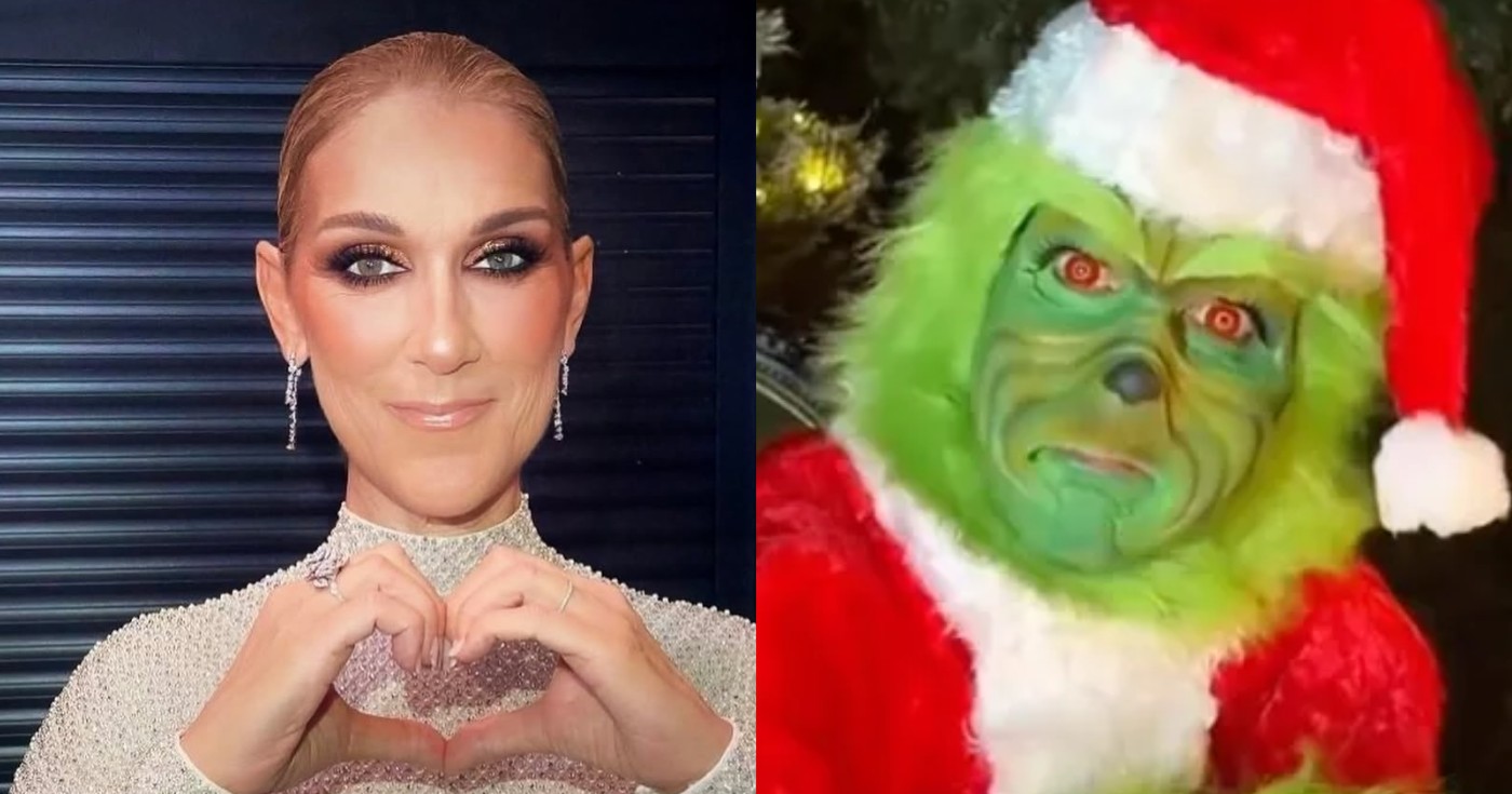 Céline Dion recria cena de 'O Grinch', canta clássico e faz alegria da ...