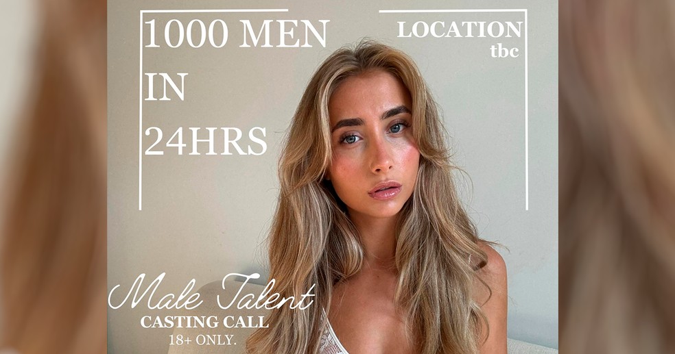 Atriz de filmes adultos revela que fará sexo com 1000 homens em 24 horas para quebrar recorde de ...