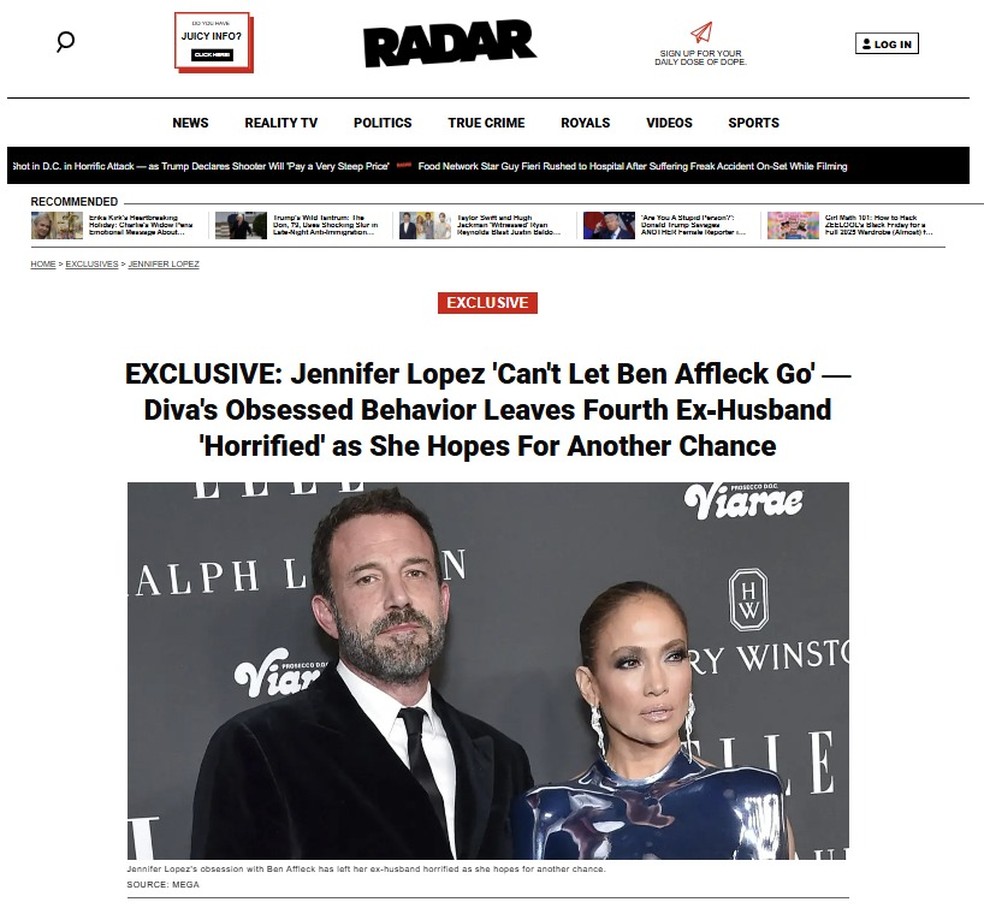 Jennifer Lopez não superou Ben Affleck e está fazendo de tudo para ter ...
