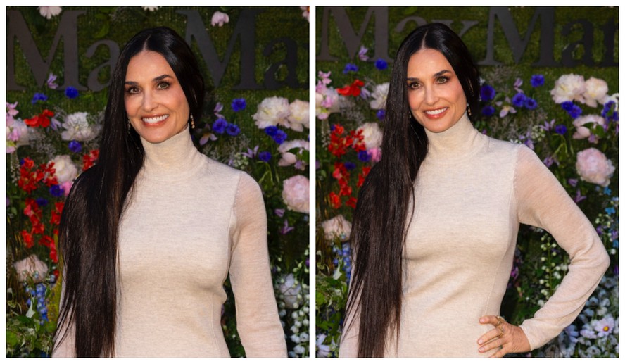 Demi Moore, aos 60 anos, concentra holofotes em evento de moda com look ...