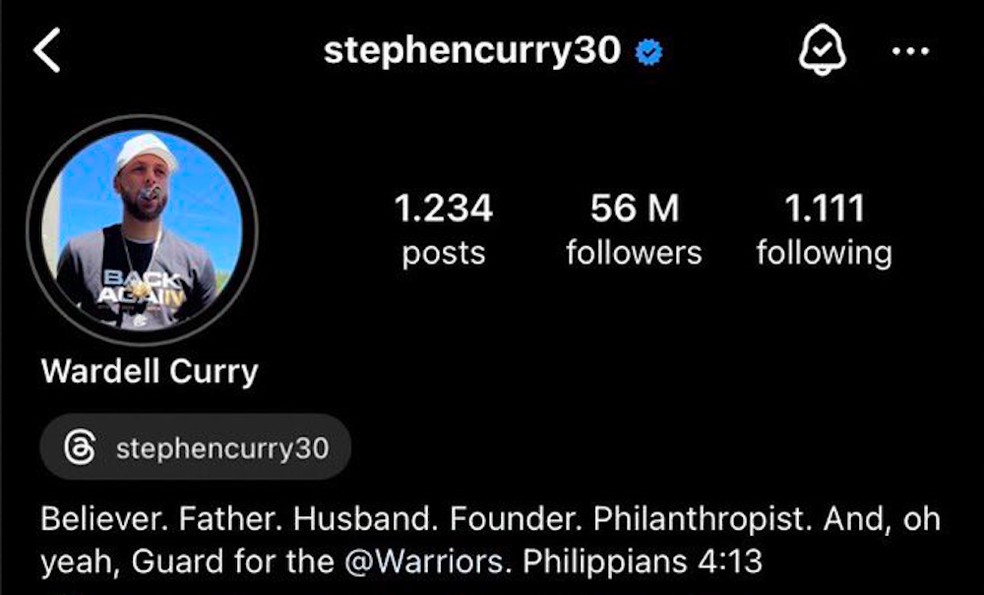 Stephen Curry exclui referência ao Golden State Warriors de bio do ...