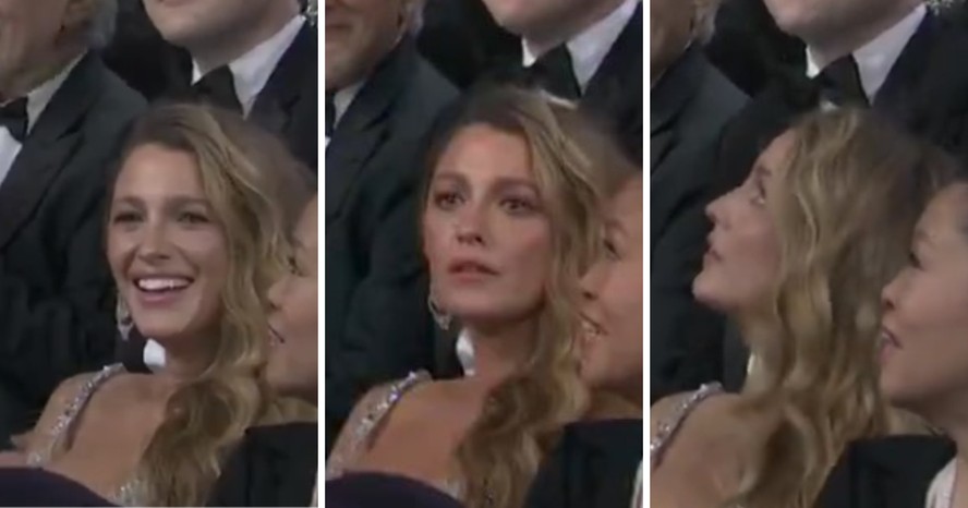 Expressão de Blake Lively após piadinha de Ryan Reynolds sobre guerra ...