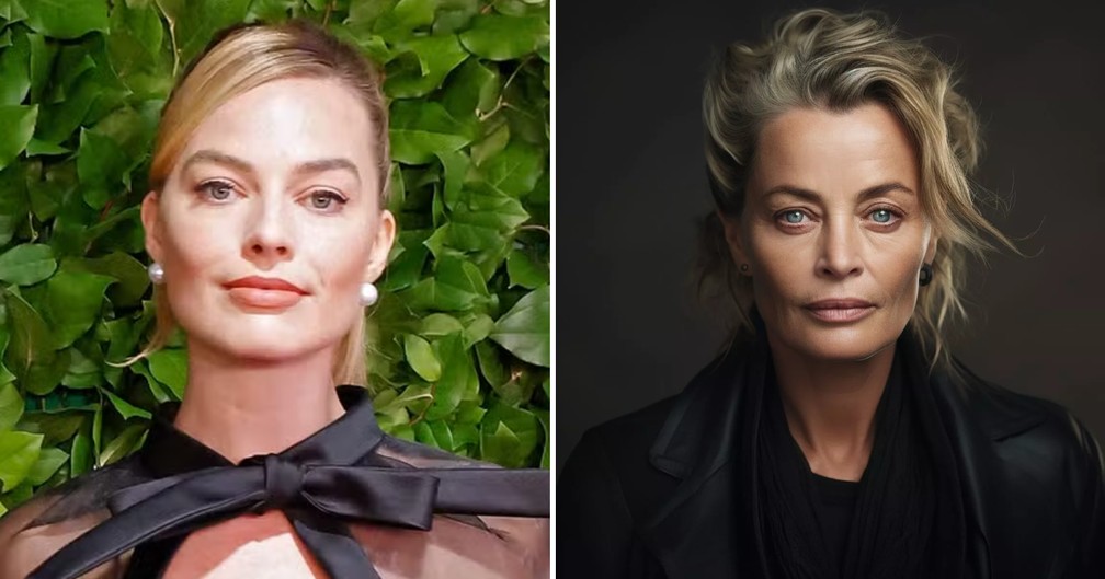 Inteligência Artificial 'prevê' a aparência de Margot Robbie daqui a 30 ...