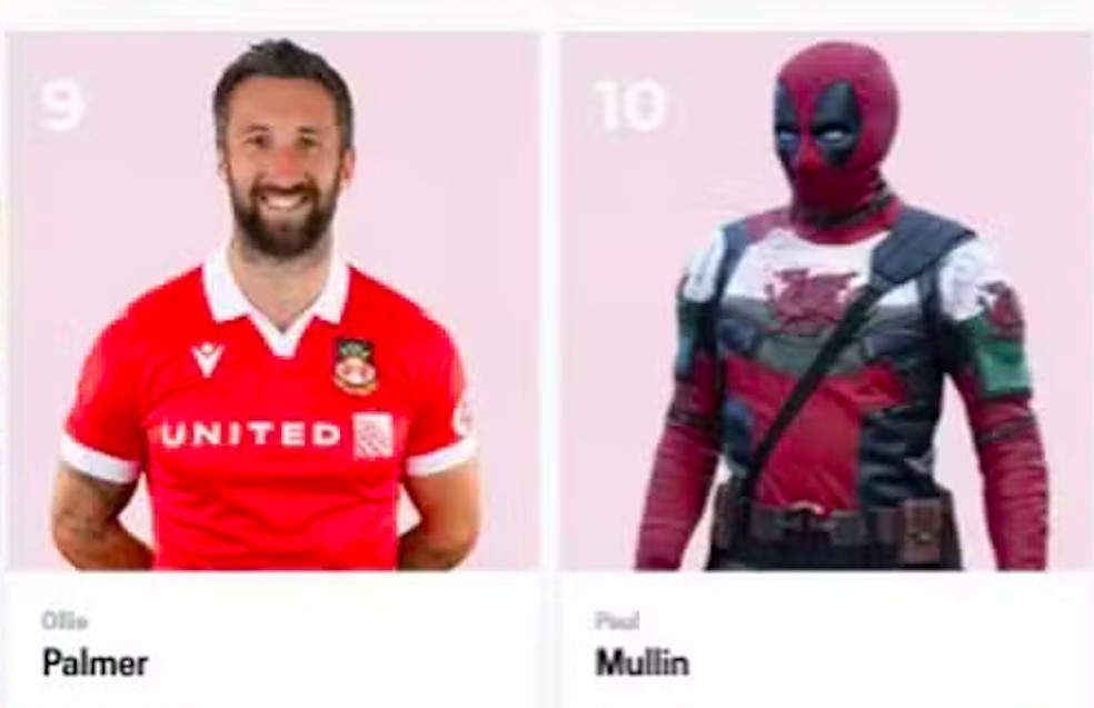 Jogador do time de Ryan Reynolds que teve pulmão perfurado comemora ...