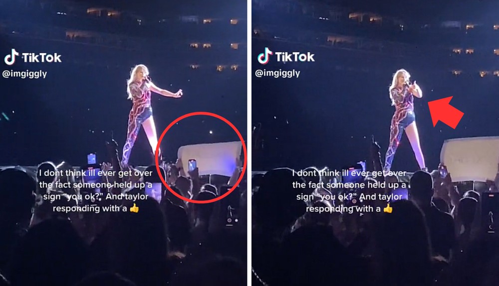 Em cena viral, Taylor Swift revela sutilmente se está bem após fim ...