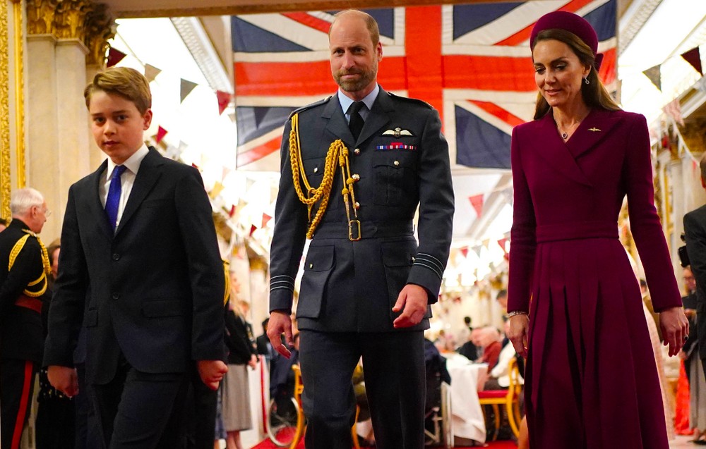 Príncipe William entrega que George, seu filho mais velho, já está em ...