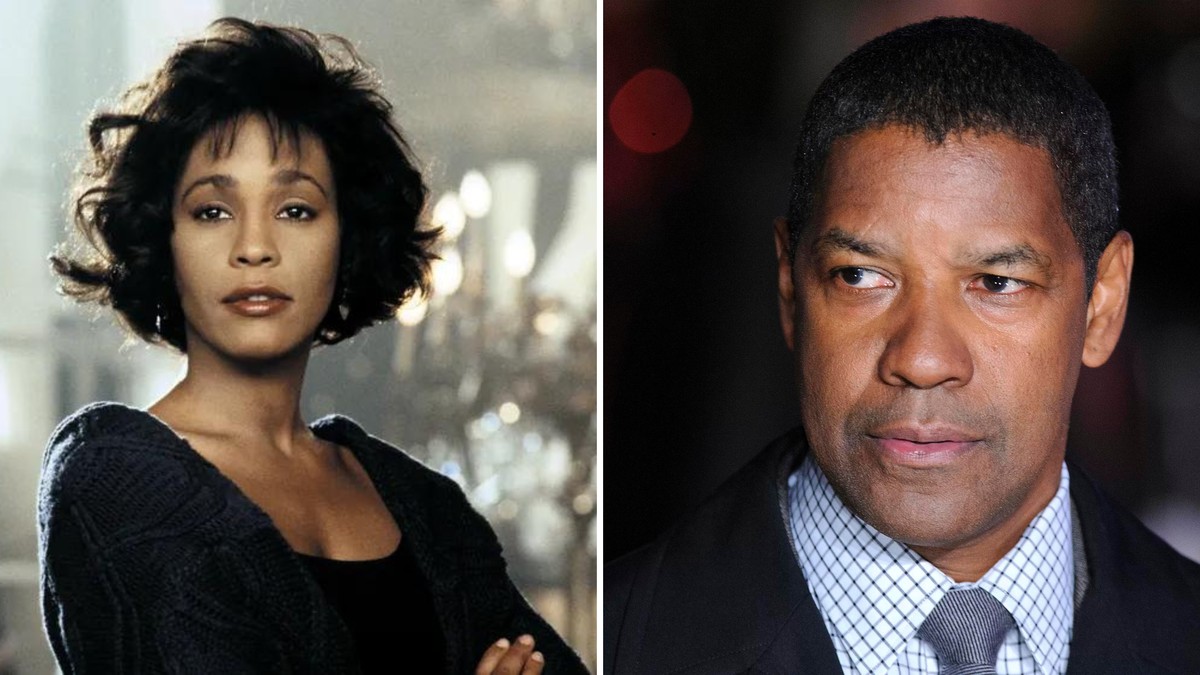 Denzel Washington revela ter notado fragilidade de Whitney Houston ao trabalhar com ela em ...