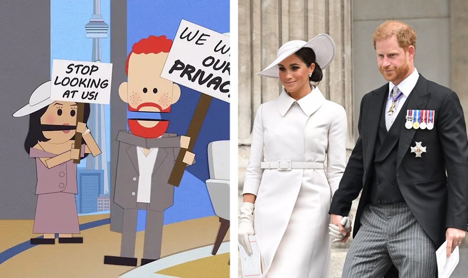 Príncipe Harry e Meghan Markle são detonados em novo episódio de 'South ...