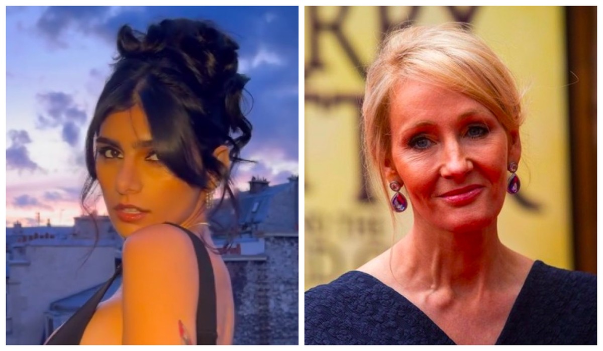 Mia Khalifa se revolta com post e xinga J. K. Rowling, autora de 'Harry ...