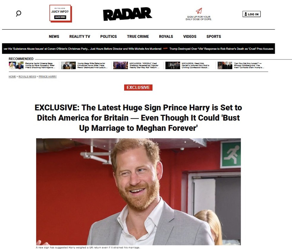 Movimento raro do governo britânico indica que Harry pode voltar à ...