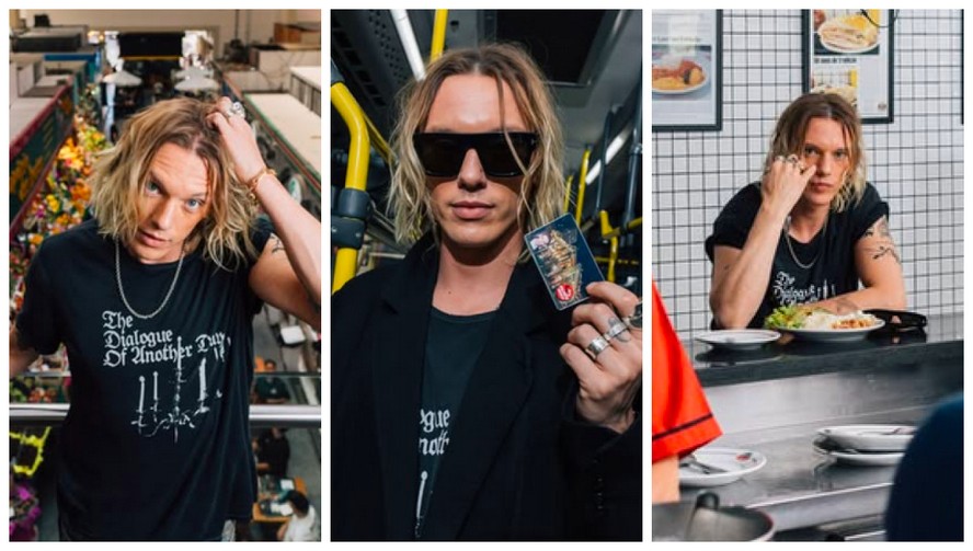 Jamie Campbell Bower, o Vecna de 'Stranger Things', ostenta bilhete único e se aventura em ...