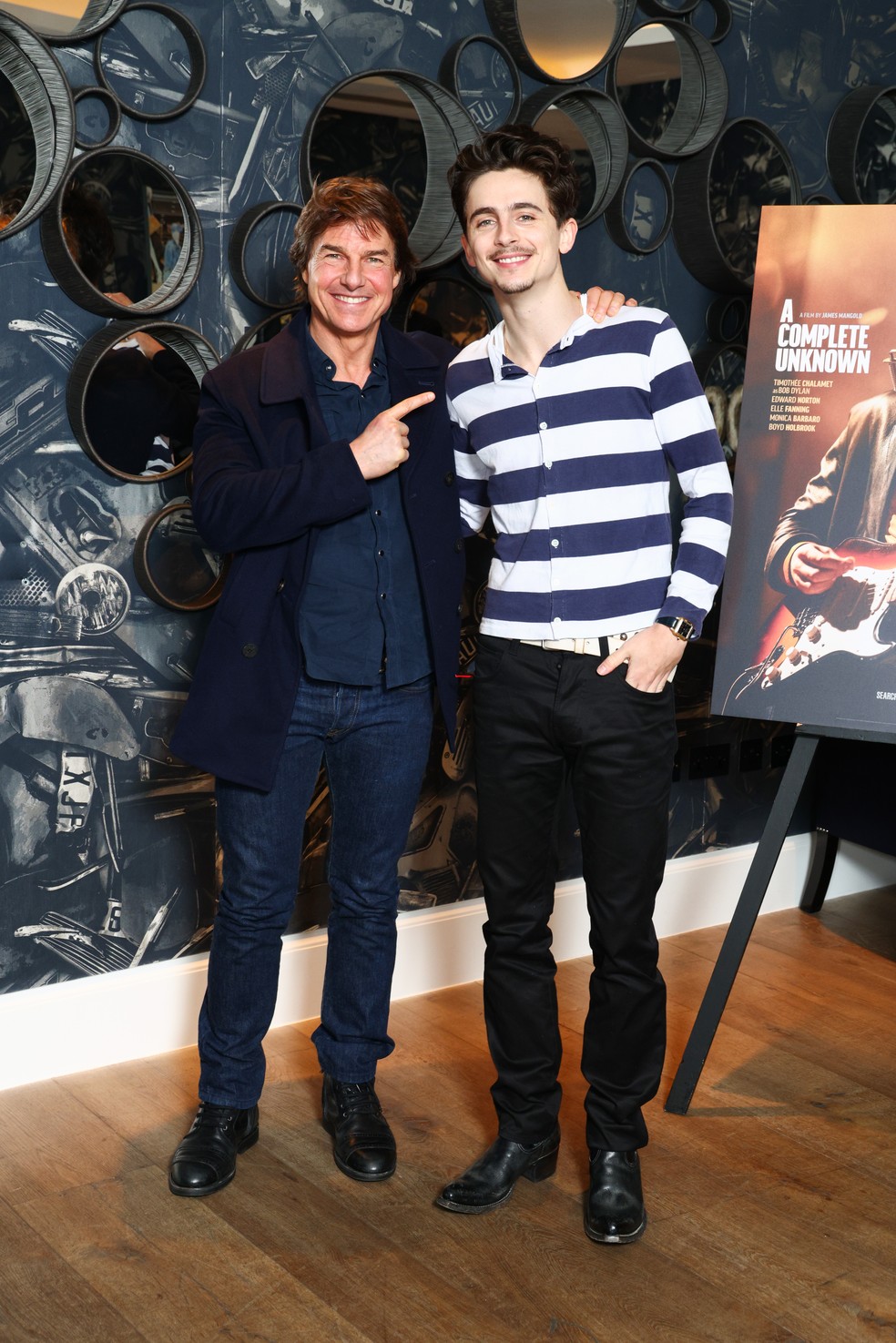Tom Cruise surpreende Timothée Chalamet e aparece sem aviso em ...