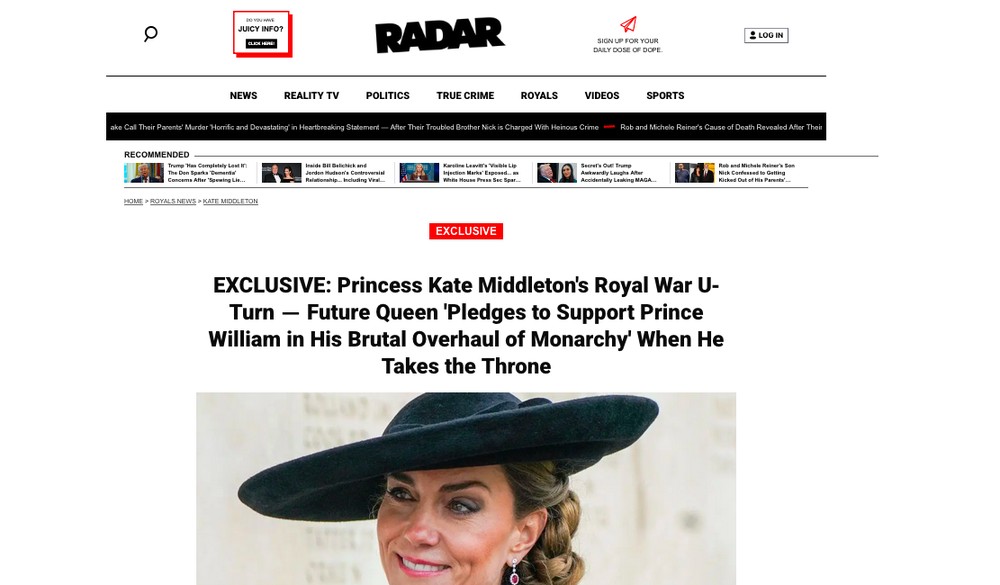 Kate Middleton muda de posição e agora está 100% do lado de William ...