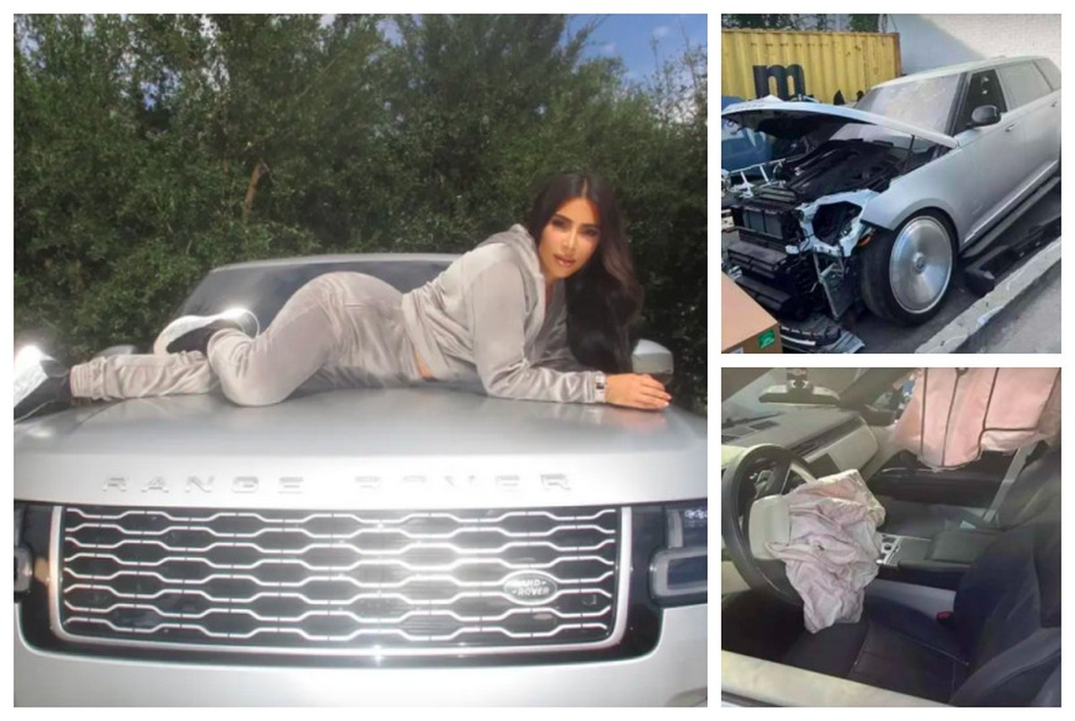 Carro batido de Kim Kardashian está à venda por quase 500 mil reais e ...
