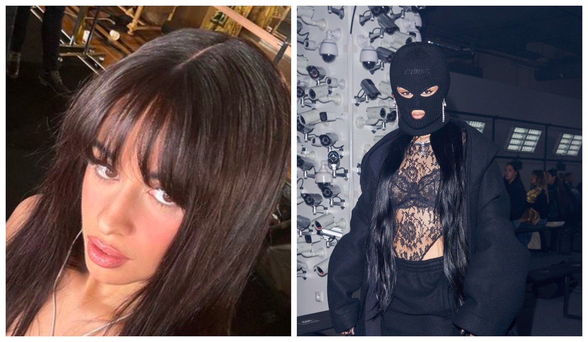 Camila Cabello aparece de máscara e look transparente em Paris e faz ...