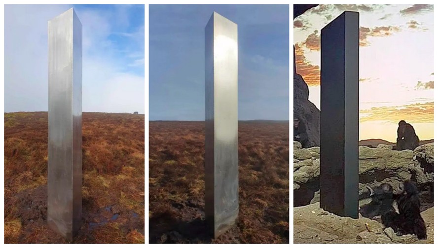 Monolito de 3 metros surge misteriosamente em local remoto do País de ...