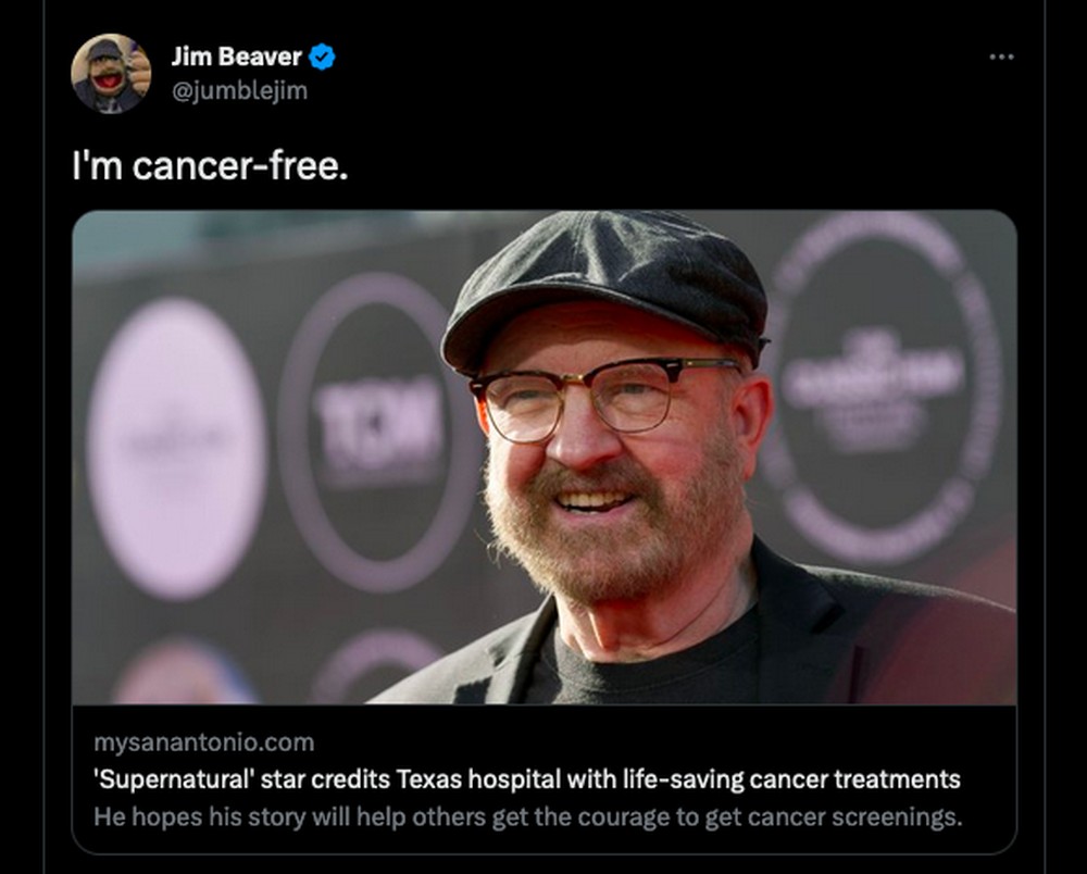 Astro de 'Supernatural' emociona redes ao revelar luta contra câncer ...