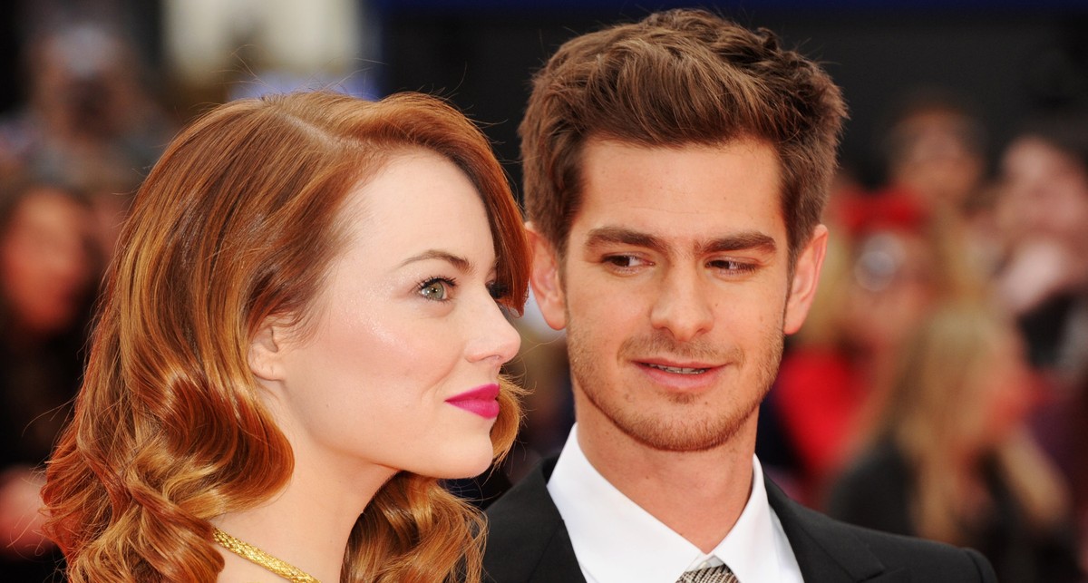 Emma Stone e Andrew Garfield tiveram reencontro nos bastidores do Globo ...