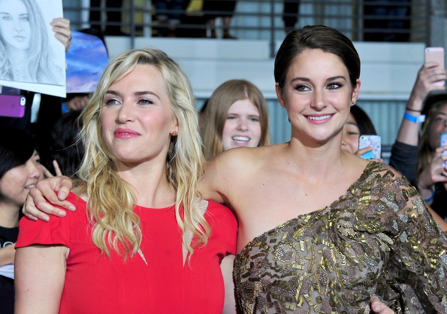 Shailene Woodley revela como Kate Winslet a ajudou a lidar com pressões ...