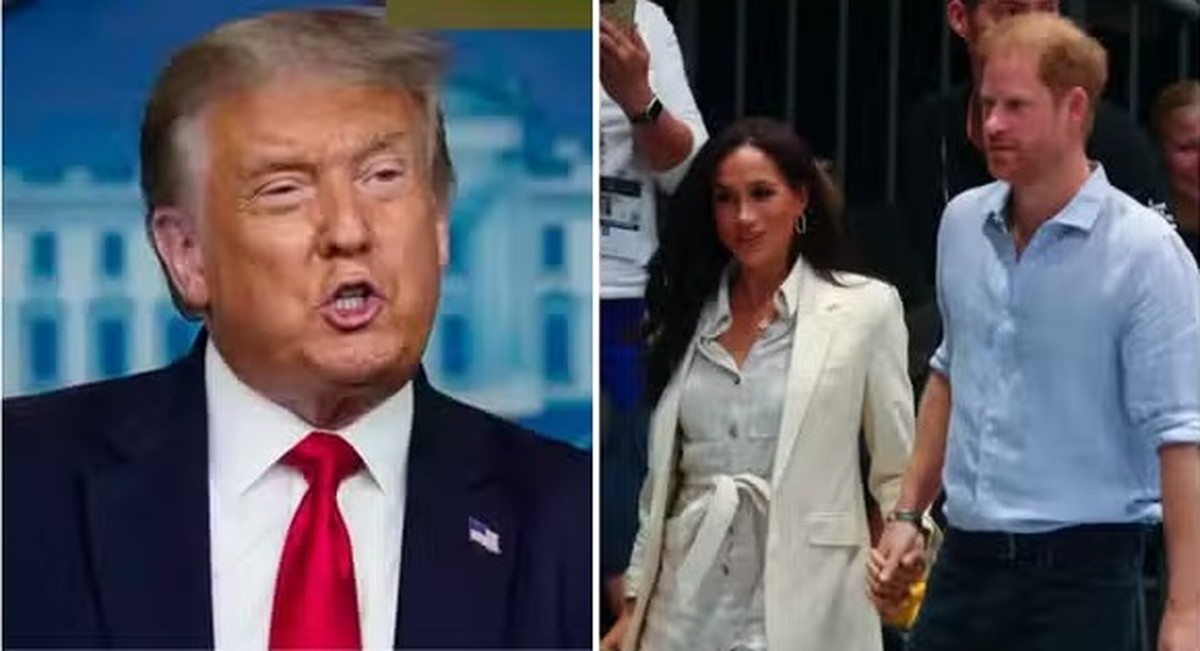 Trump diz que Príncipe Harry vai ficar por conta própria nos EUA se ele ...
