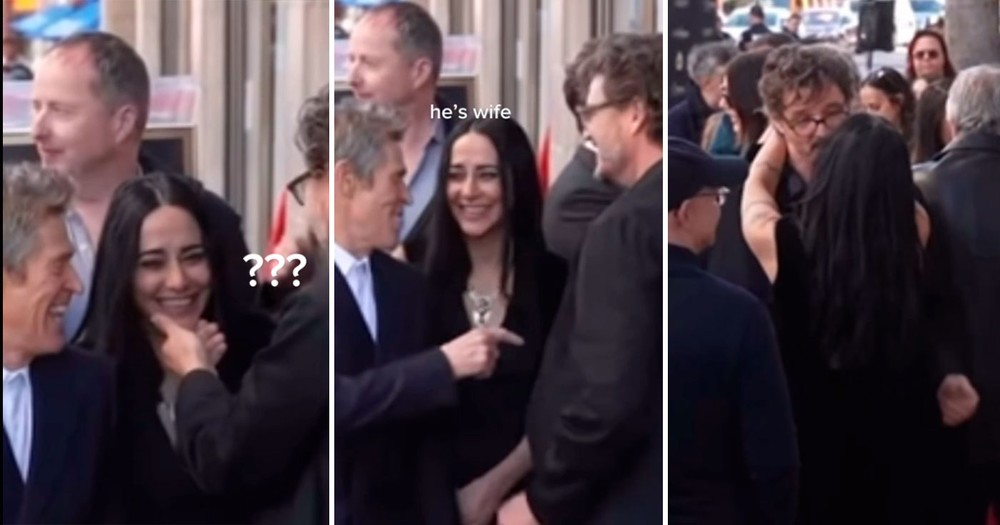 Fãs brincam com carinho de Pedro Pascal na esposa de Willem Dafoe na ...