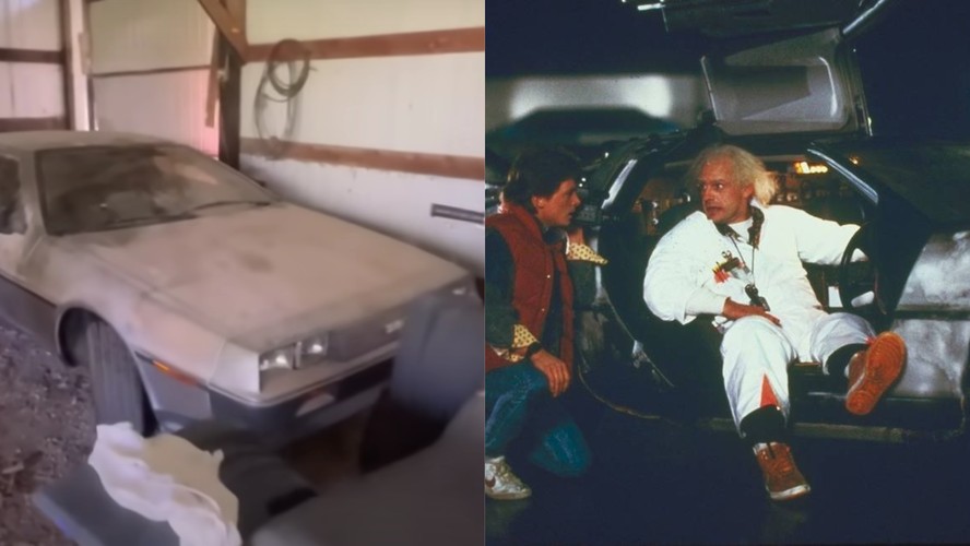 DeLorean, carro de 'De Volta para o Futuro', é encontrado com apenas 1 ...