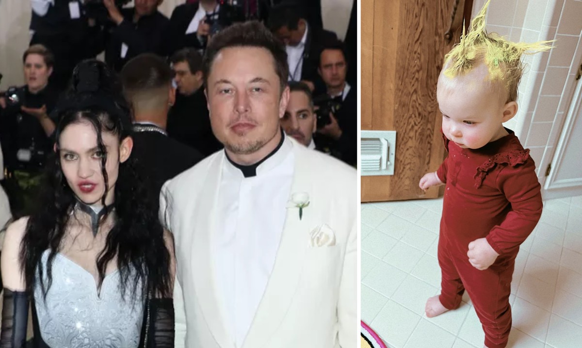 Cantora muda nome exótico de sua filha com Elon Musk, mas queria trocar ...