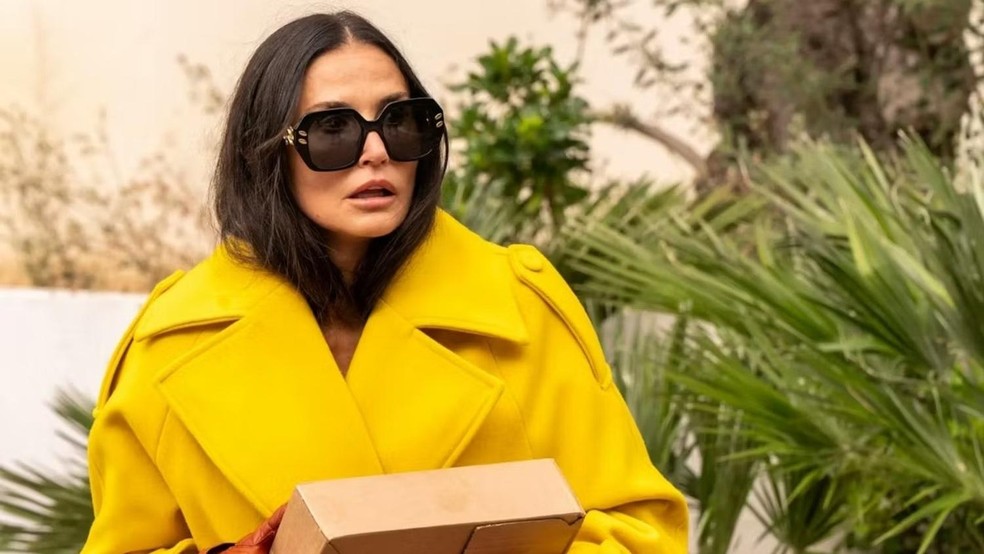 A calça jeans de 40 mil reais usada por Demi Moore em festa a poucos ...