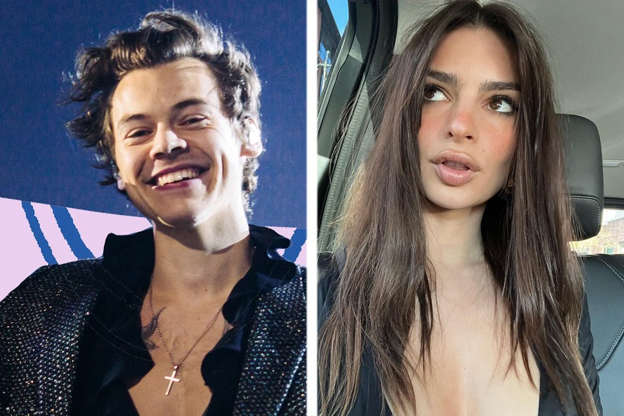 Harry Styles está ‘empolgado’ após beijar Emily Ratajkowski – mas ela ...