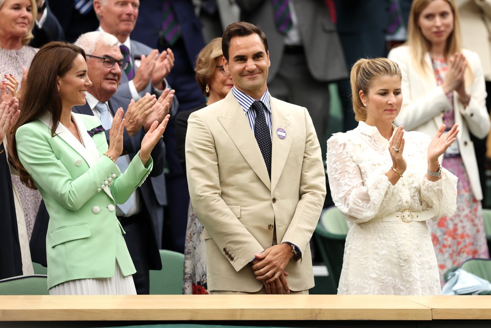 Kate Middleton se empolga com homenagem a Federer e reação 'descontente ...