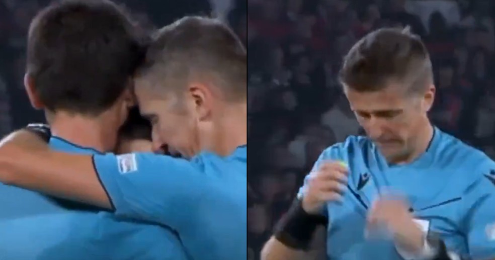O motivo para o choro do árbitro de PSG e Borussia Dortmund na ...