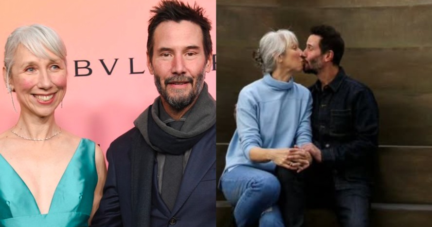 Namorada posta foto beijando Keanu Reeves e agradece mensagens por ...