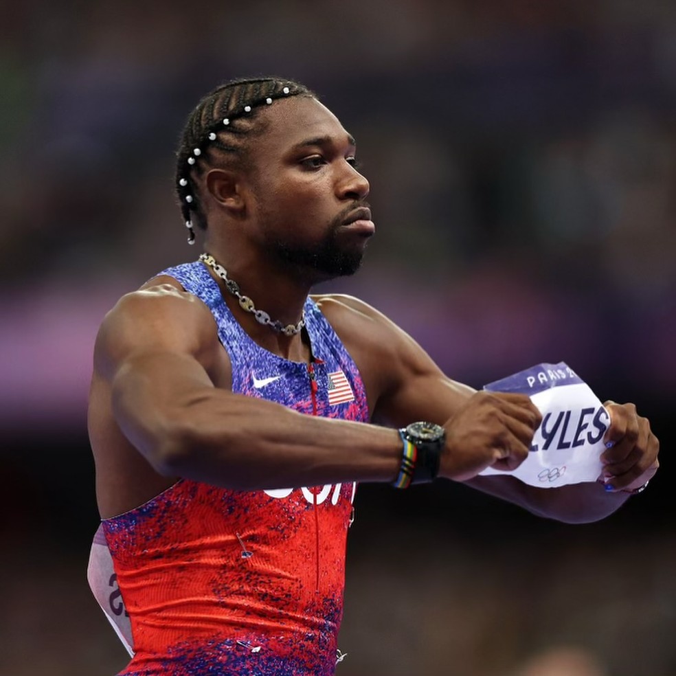 Astro da NFL que já desafiou Bolt debocha de Noah Lyles após atleta ...