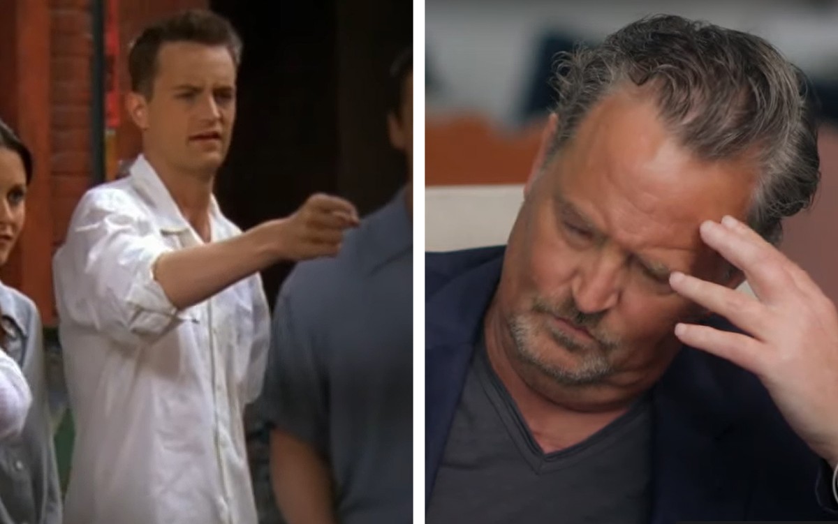 Matthew Perry se emociona ao rever vídeo de 'Friends' do auge do seu ...