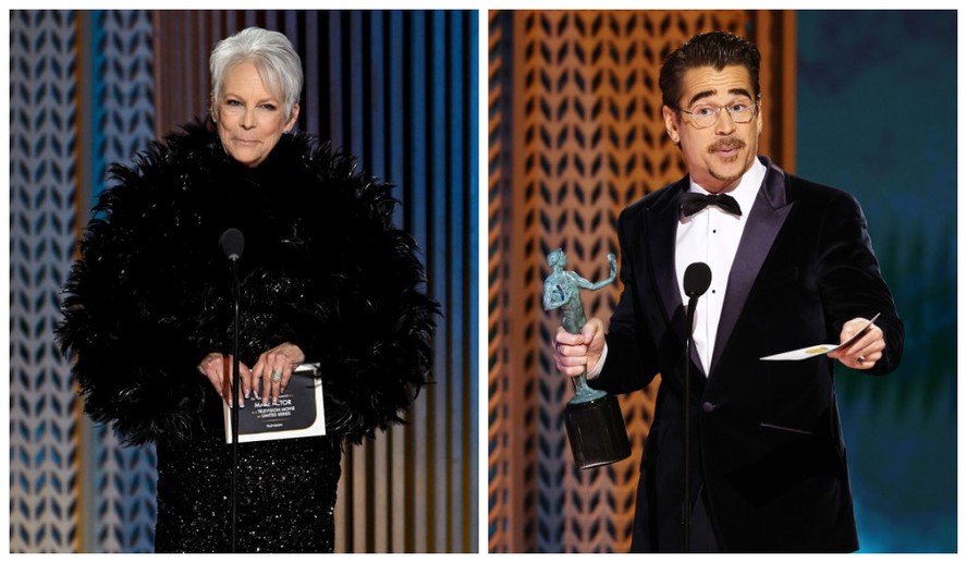 Jamie Lee Curtis diz que Colin Farrell transmitiu COVID para ela e ator ...