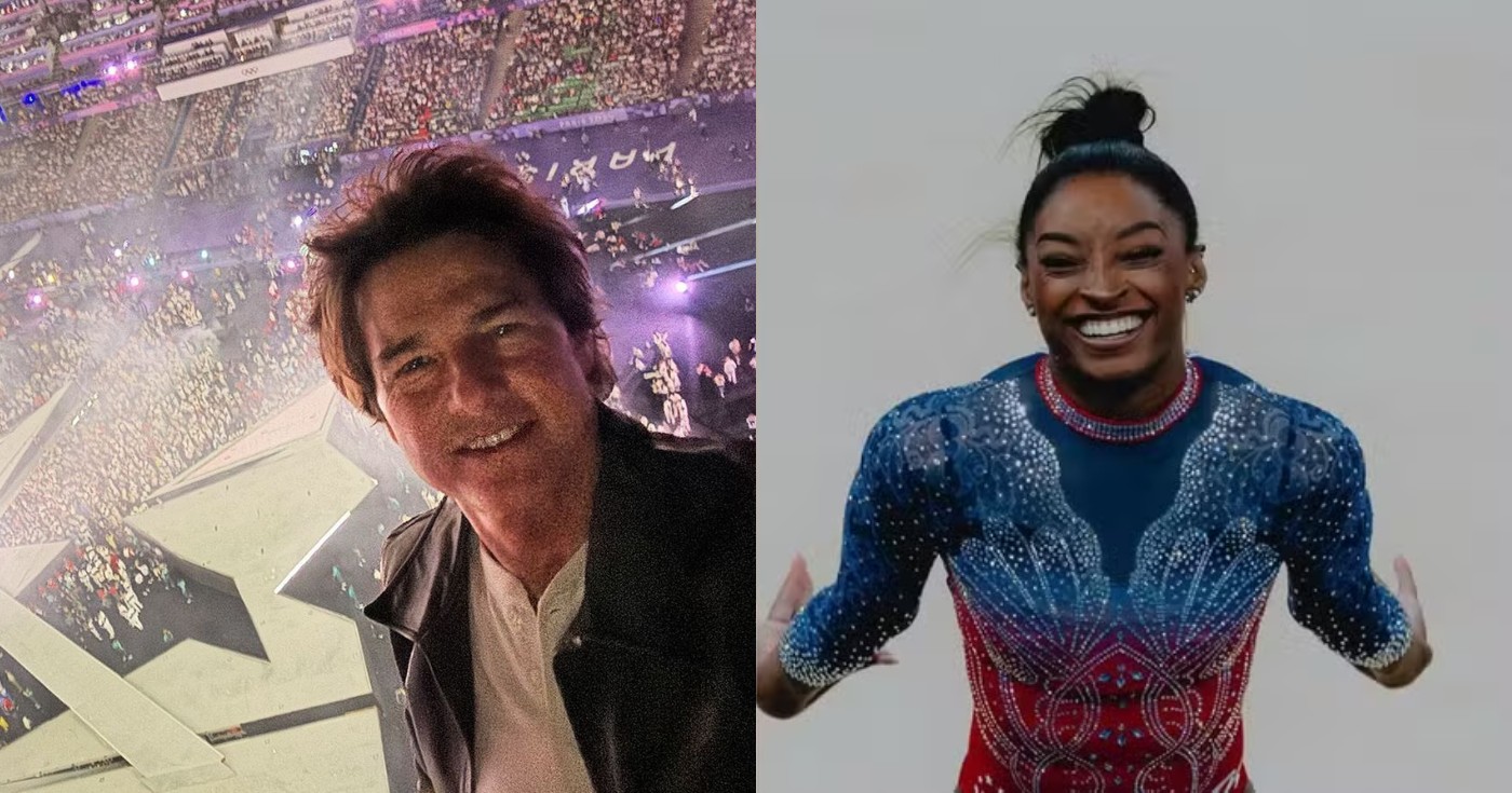 Como Tom Cruise protagonizou o momento 'mais tenso' de Simone Biles nas ...