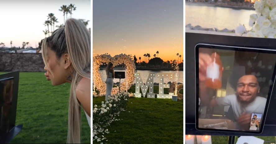 Rapper preso viraliza ao organizar luxuoso pedido de casamento à ...